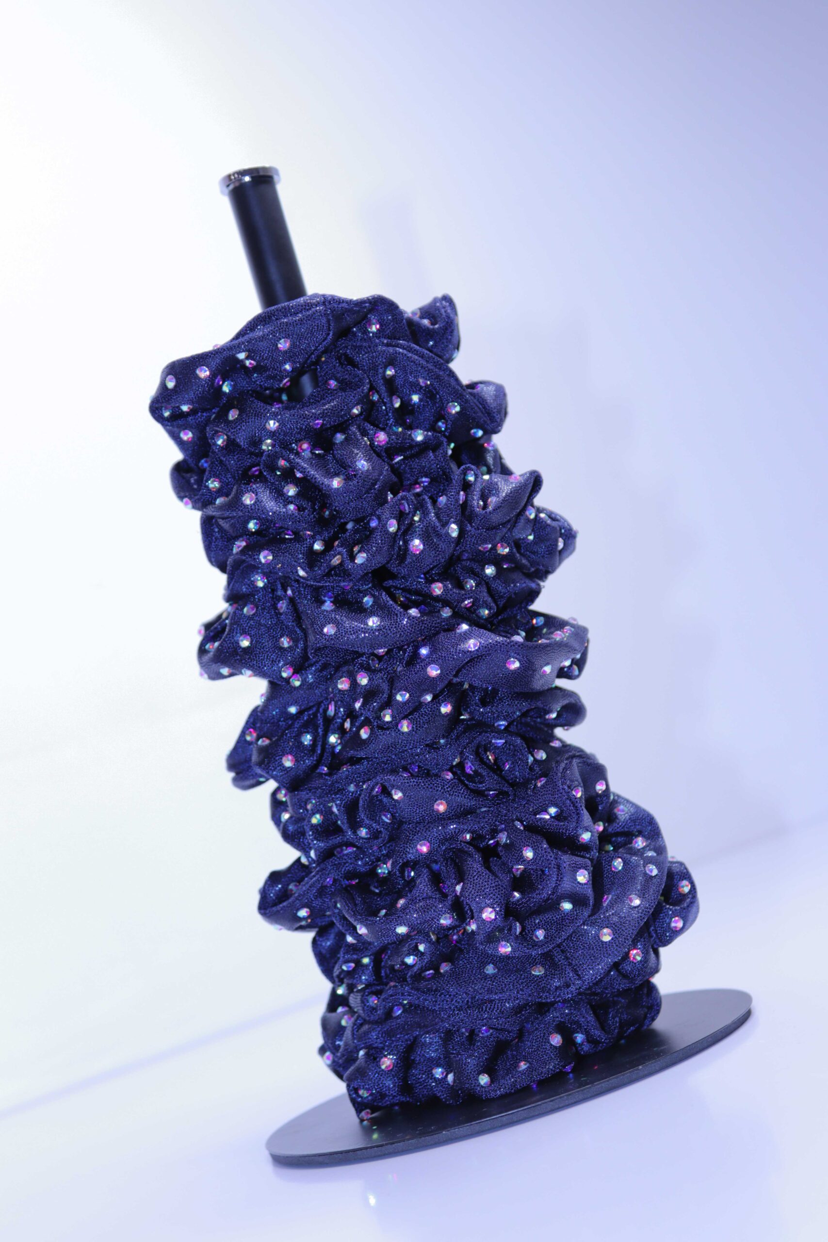 Diamond Scrunchie - Navy Mystique - Pink Leisurewear