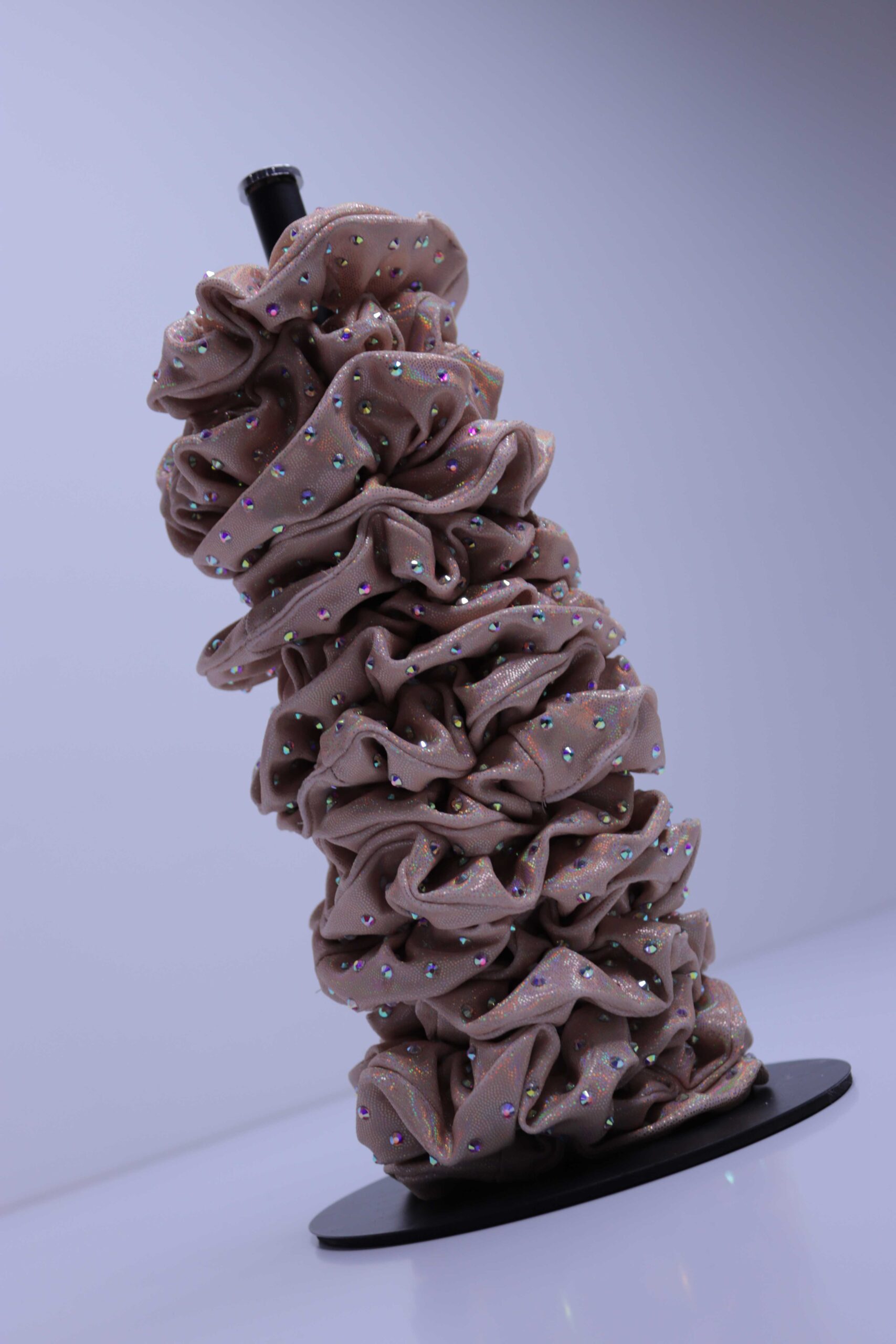 Diamond Scrunchie - Apricot Mystique - Pink Leisurewear